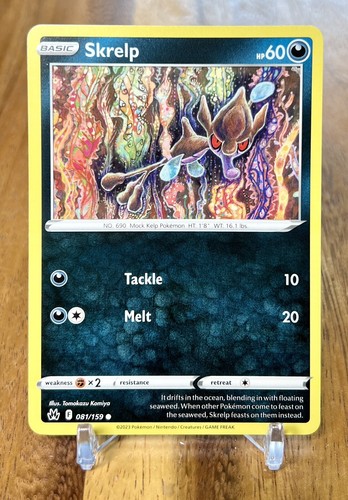 Skrelp 081/159 Non Holo Crown Zenith Pokemon Card NM | eBay