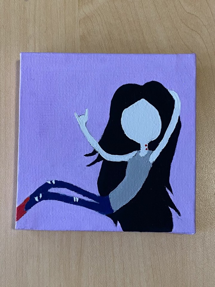 Adventure Time Portraits Hand Painted 4x4 Canvas Wall Art Cartoon ...