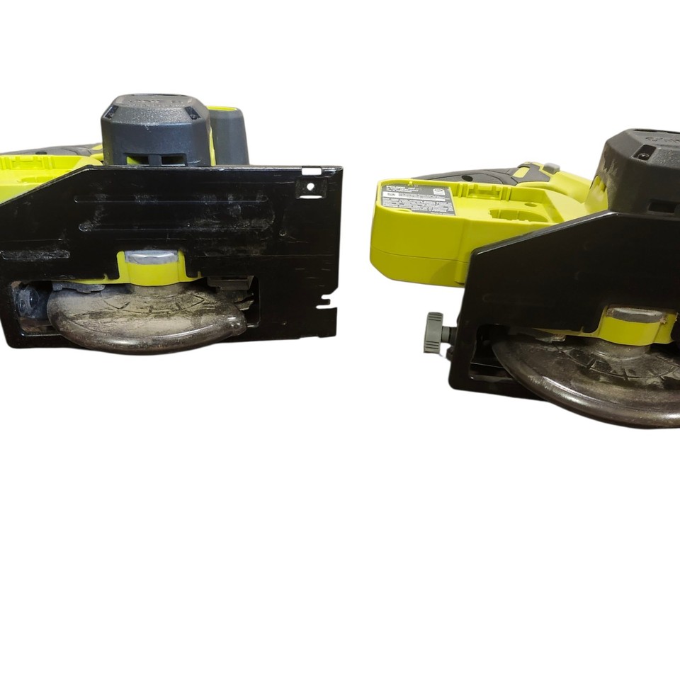 Lot Of 2 RYOBI ONE+ 18V Cordless 5 1/2 in. Circular Saw (Tool Only ...