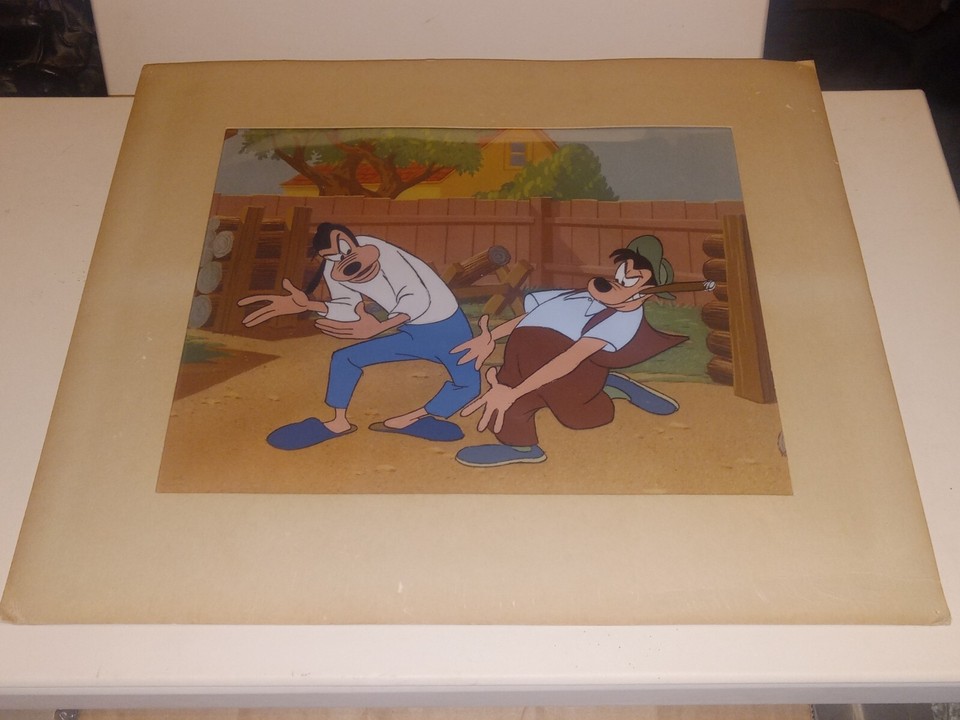 1950s 60s Walt Disney George Geef Goofy Neighbor Pete HAND-PAINTED ...