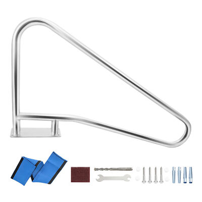 TCFUNDY Stainless Steel Pool Handrail Inground Stair Ladder Grab Hand ...