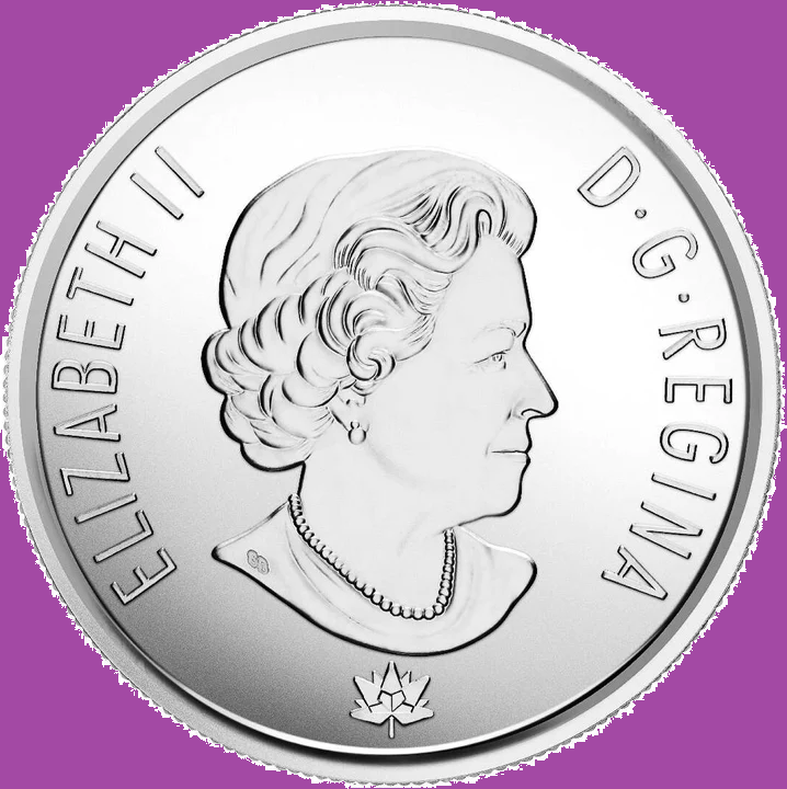 2011 Canada Peregrine Falcon Colored Quarter Twenty-Five Cents Coin ...