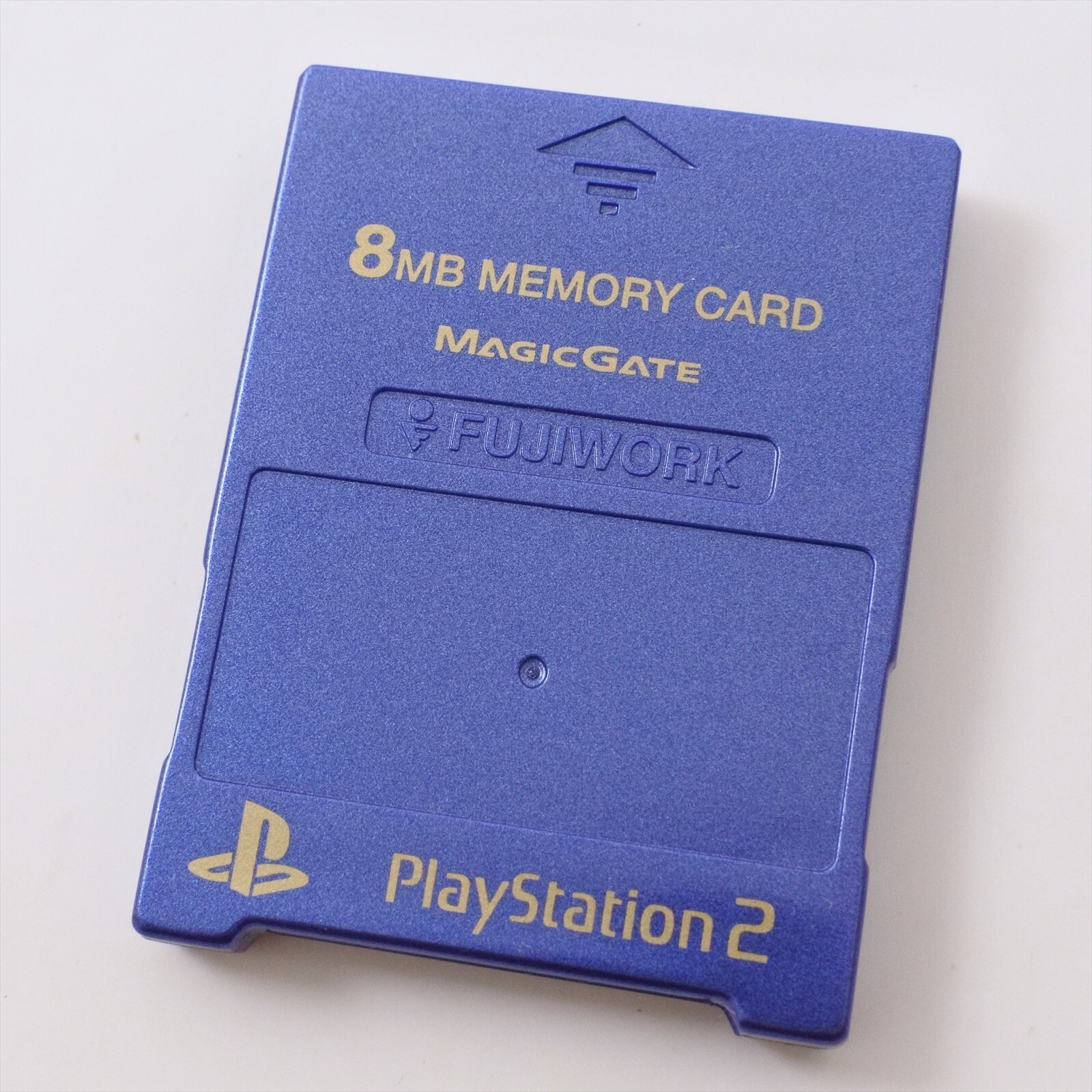 PS2 Memory Card 8MB Fujiwork BLUE Memory King 2 Playstation 2 Made in ...