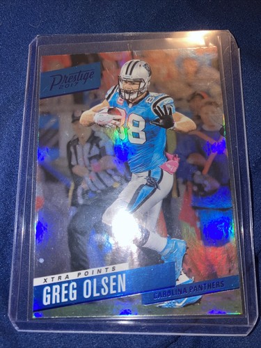 Greg Olsen 2017 Panini Prestige Extra Points Rainbow Foil Card-Carolina ...