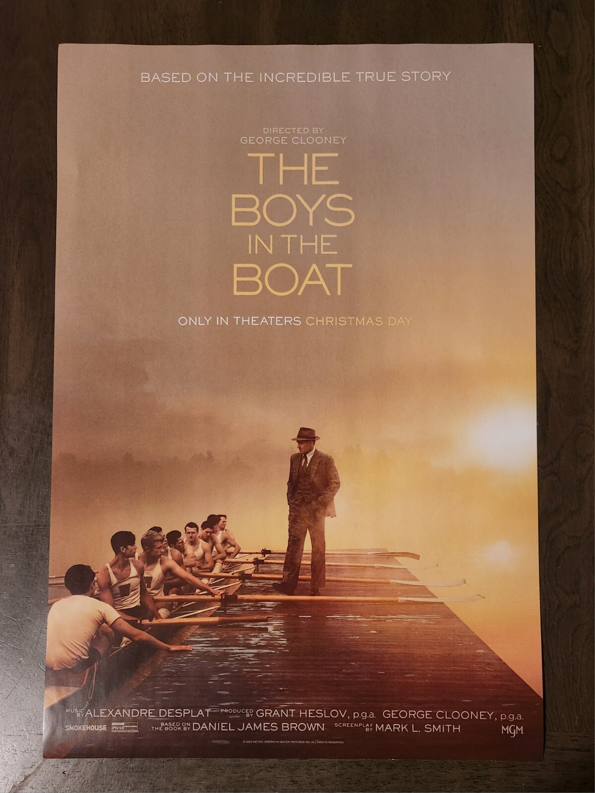 The Boys In The Boat 2023 CINEMARK 11x17 Original Movie Poster Brand ...