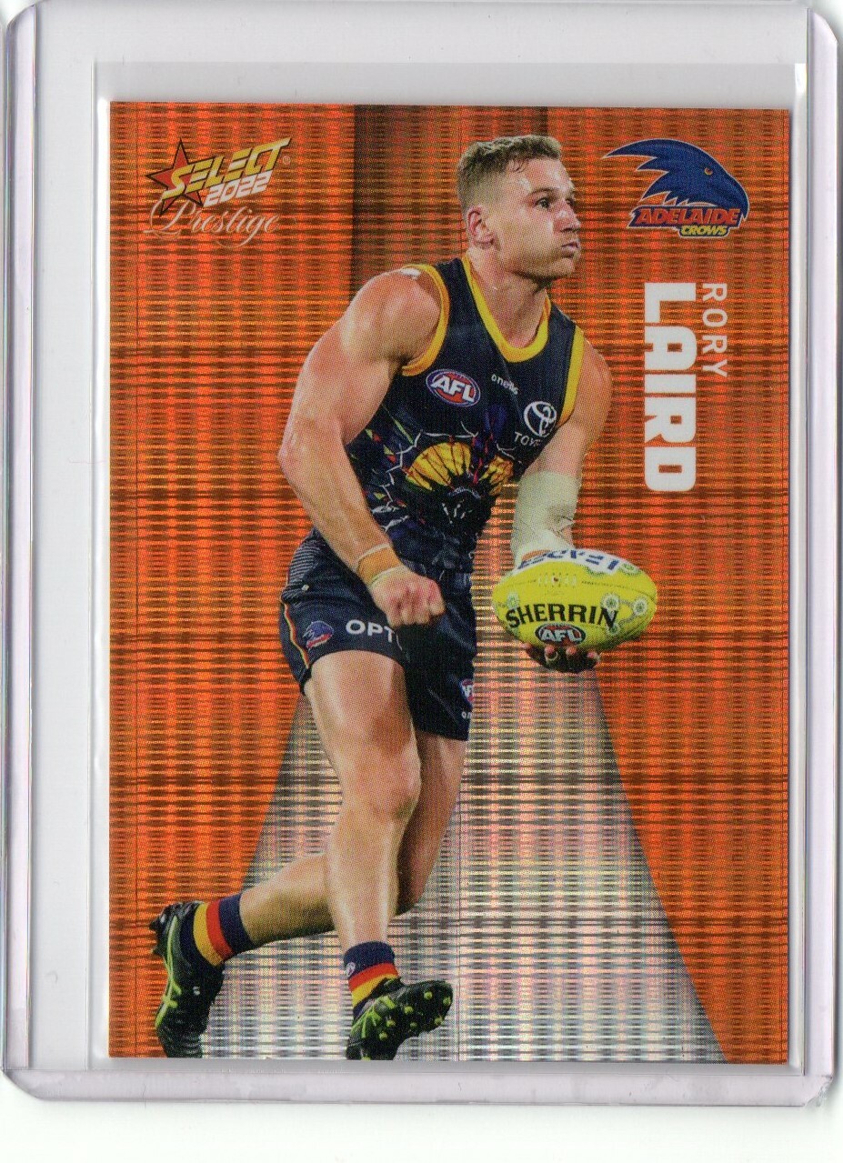 2022 AFL SELECT PRESTIGE ORANGE PARALLEL RORY LAIRD ADELAIDE CROWS 046/ ...
