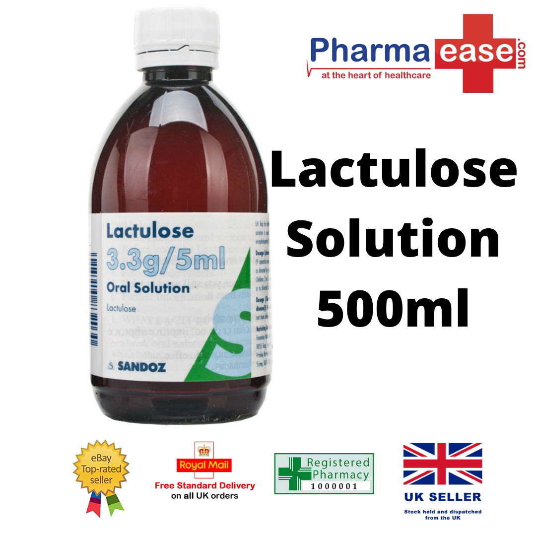 Lactulose Solution For Constipation and Discomfort 1x 500ml *brands may ...
