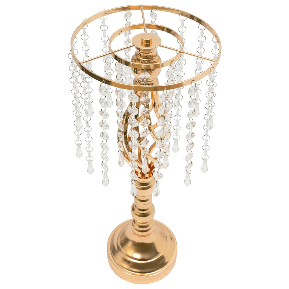 6pcs Crystal Flower Display Stand Wedding Ceremony Party Decor Flower ...