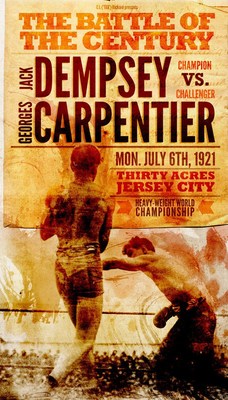 JACK DEMPSEY GEORGES CARPENTIER 8X10 PHOTO BOXING POSTER PICTURE WIDE ...