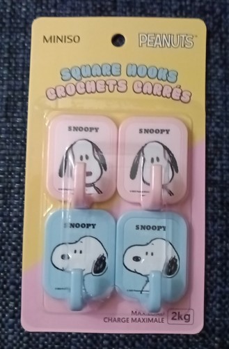Peanuts Snoopy Summer Travel Collection Square Hooks (4 pcs) | eBay
