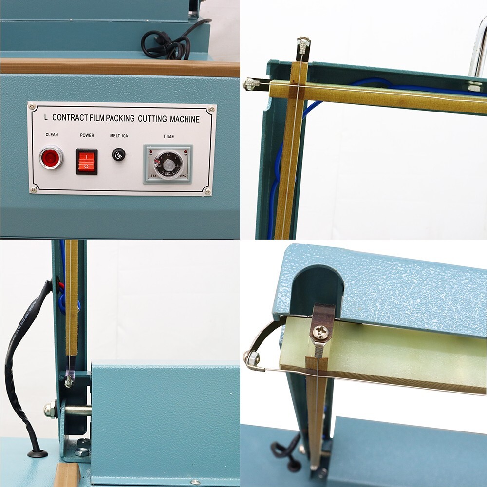 L-Bar Sealing&Cutting Packing Machine 110V Sealer Cutter with Shrink ...