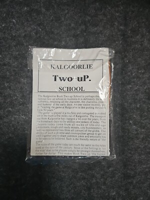 KALGOORLIE Two Up Game Set With Genuine 2up Pennies From The Kalgoorlie ...