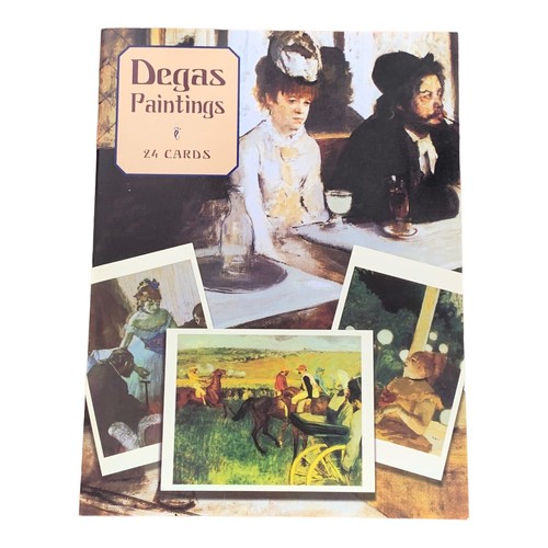 Degas Paintings 24 Full Color Cards On 6 Plates. 9” X 12”. Paper Bound ...