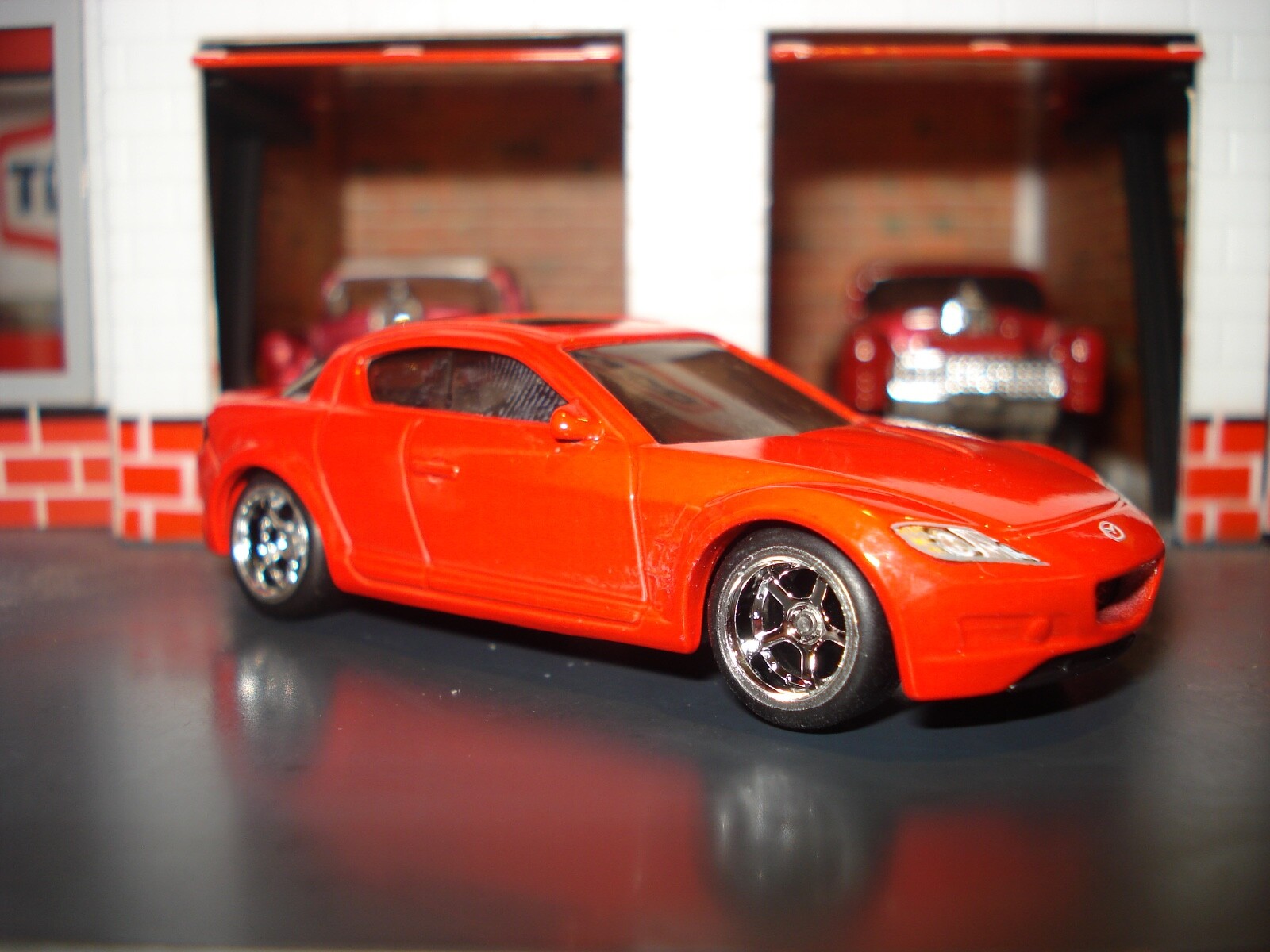 2004 MAZDA RX-8 CUSTOM EDITION SPORTS CAR 1/64 MB CUSTOM WHEELS & TIRES ...