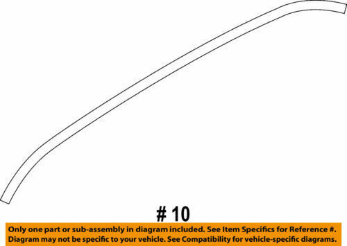 BMW ALPINA B7 G12 725LD ROOF MOULDING PRIME COATED LEFT 51137410315 NO ...