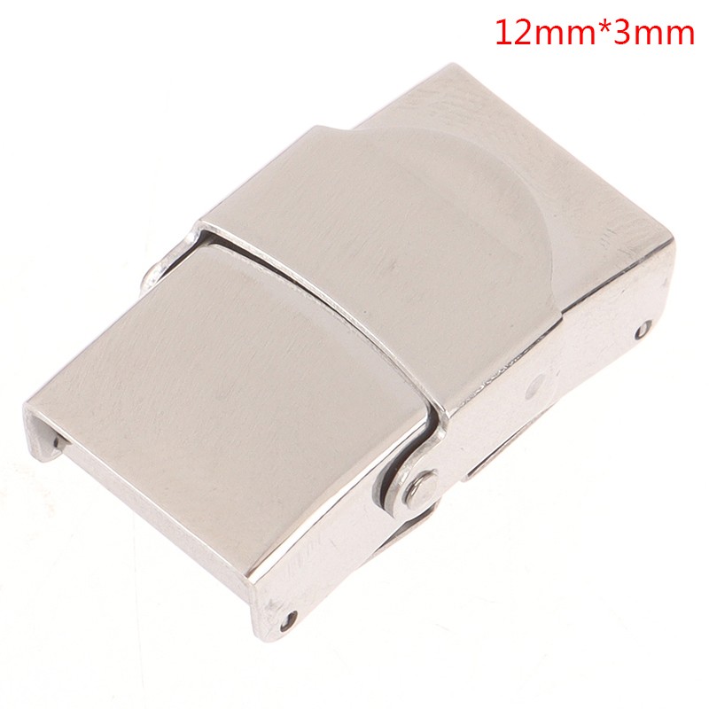 10pcs Steel Crimp Jaw Hook Watch Band Clasps DIY Jewelry Connect Lace ...