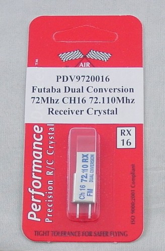 Futaba 72Mhz FM Dual Conversion Receiver Crystal Channel 16 PDV9720016 ...