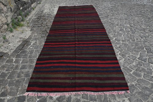 Decorative Rug, Black and Orange Patchwork, 4.6x12.3 ft | eBay