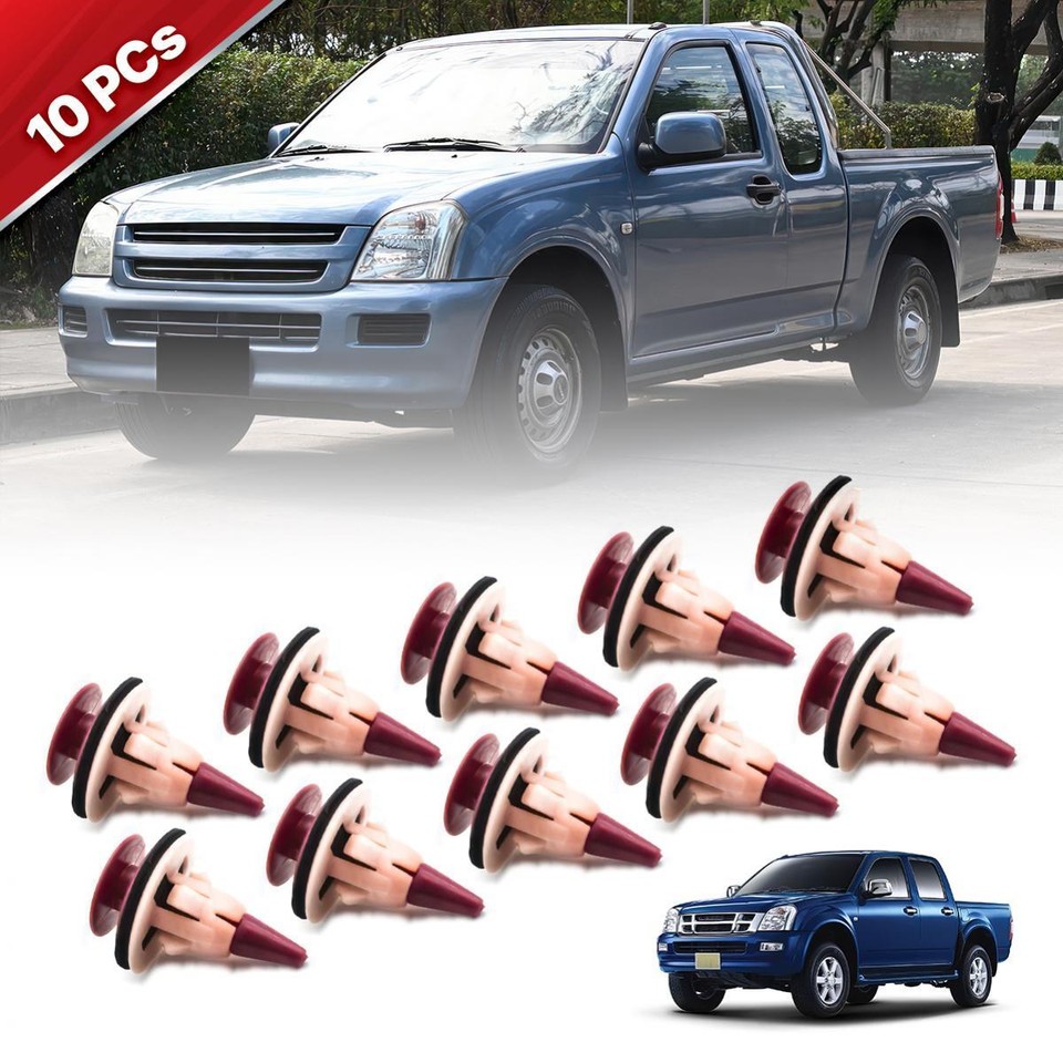 For Isuzu D-Max 2003-2006 10PCs Fender Flare Wheel Clips Fastener ...