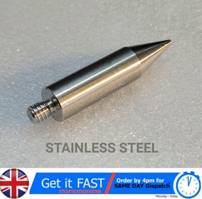 Replacement 52mm Mini Prism Pole Sharp Point for Leica Trimble Topcon ...