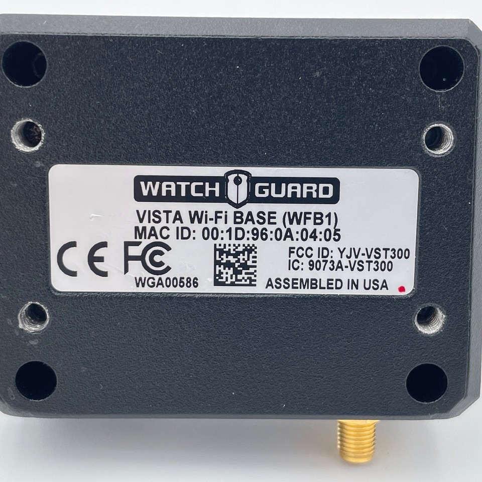 Watchguard Vista Wifi Base WFB1 Vehicle Charging Cradle WGA00586 | eBay