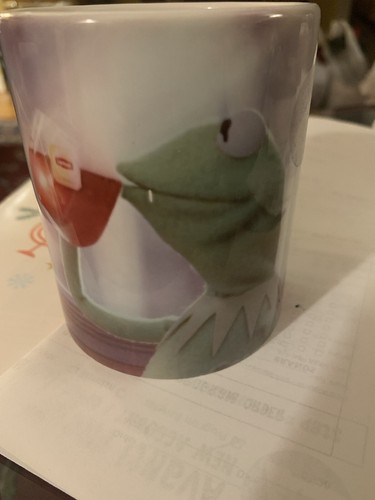 Kermit Sipping Lipton Tea Coffee Mug | eBay