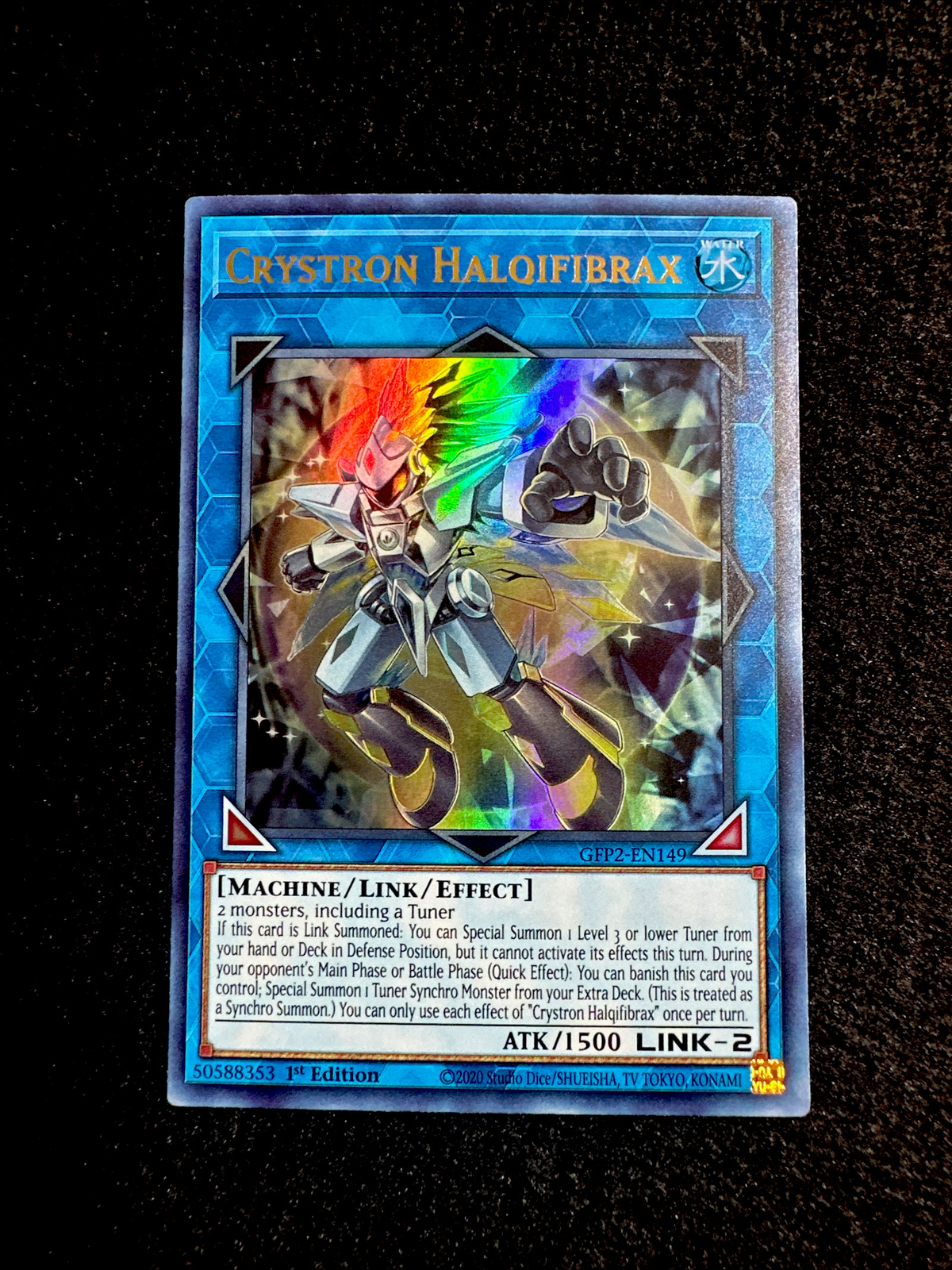 🔥 YUGIOH • CRYSTRON HALQIFIBRAX • ULTRA RARE • GFP2-EN149 • 1st Edition ...