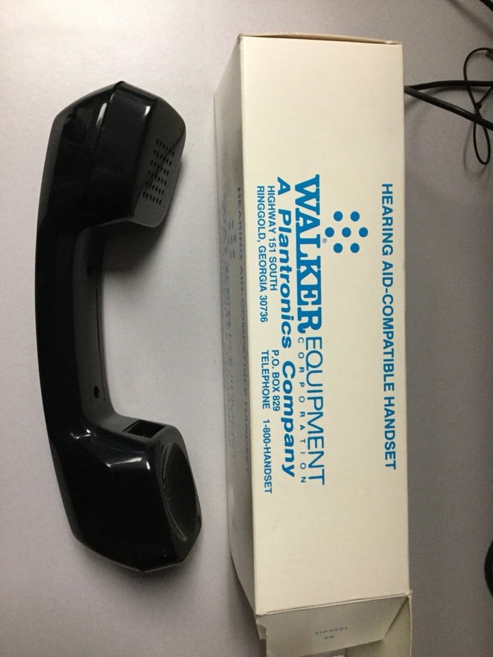 Walker Equipment Hearing Aid Compatible Handset | eBay