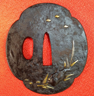 Tsuba - Mokko Inlay