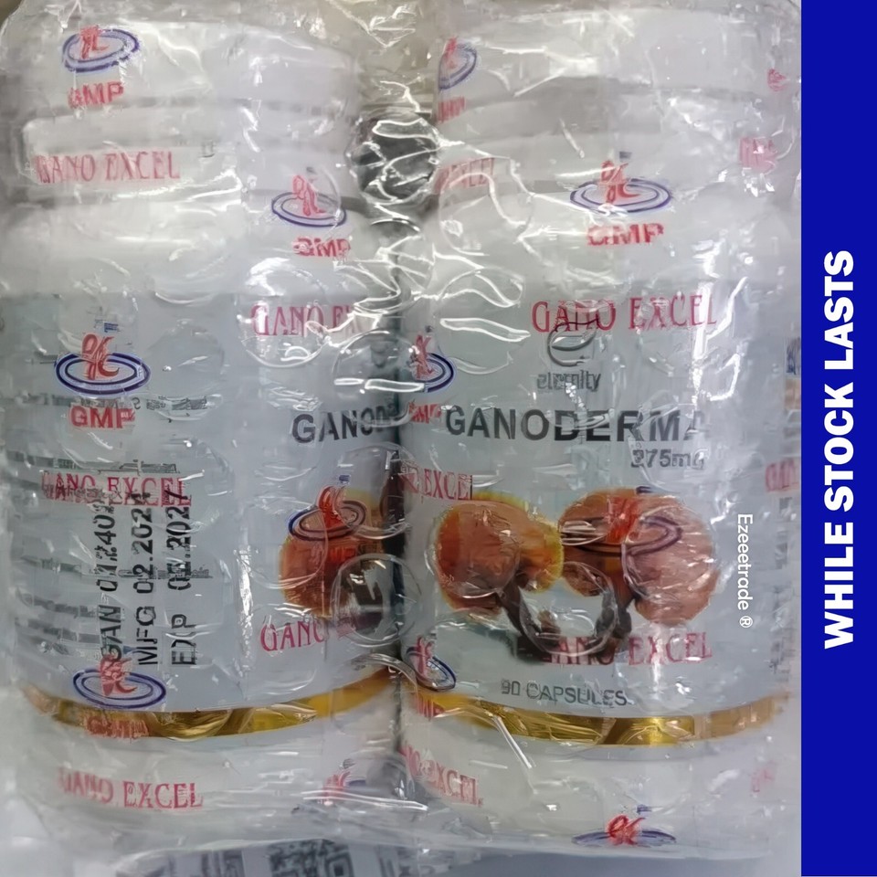 GANO Excel Excellium + Ganoderma Lucidum 90 Caps Reishi Lingzhi Immune ...