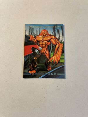 Marvel Masterpieces 1993 SkyBox Trading Card -- #66 Sasquatch | eBay