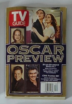 TV Guide Magazine March 21 1998 Leonardo DiCaprio New York Metro Ed. No ...