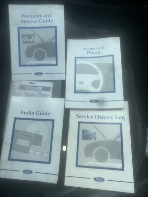 Ford Puma Owners Guide Manuals Audio 1997-2002 With Ford Case Wallet ...