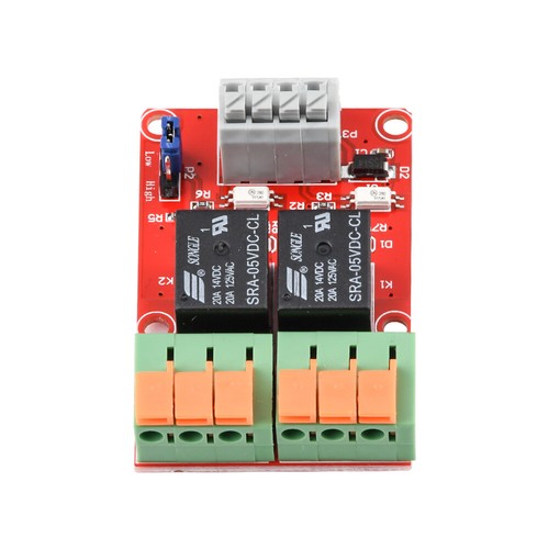 5V 20A 2 Channel Relay Control Module Support High And Low Voltage ...