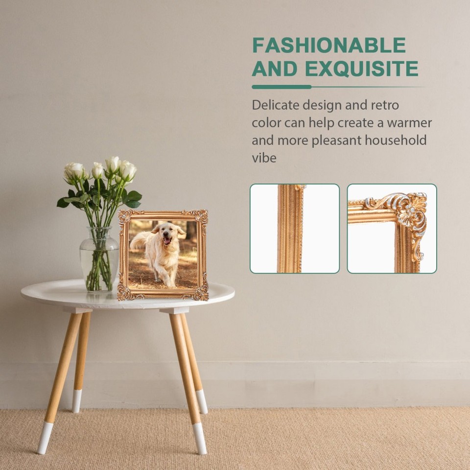 Resin Photo Frame Prop Decorative Retro Picture Frame for Jewelry ...