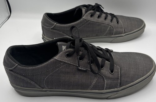 Vans Mens Off The Wall 721356 Gray Casual Sneakers Sz 13 Comfort Shoes ...