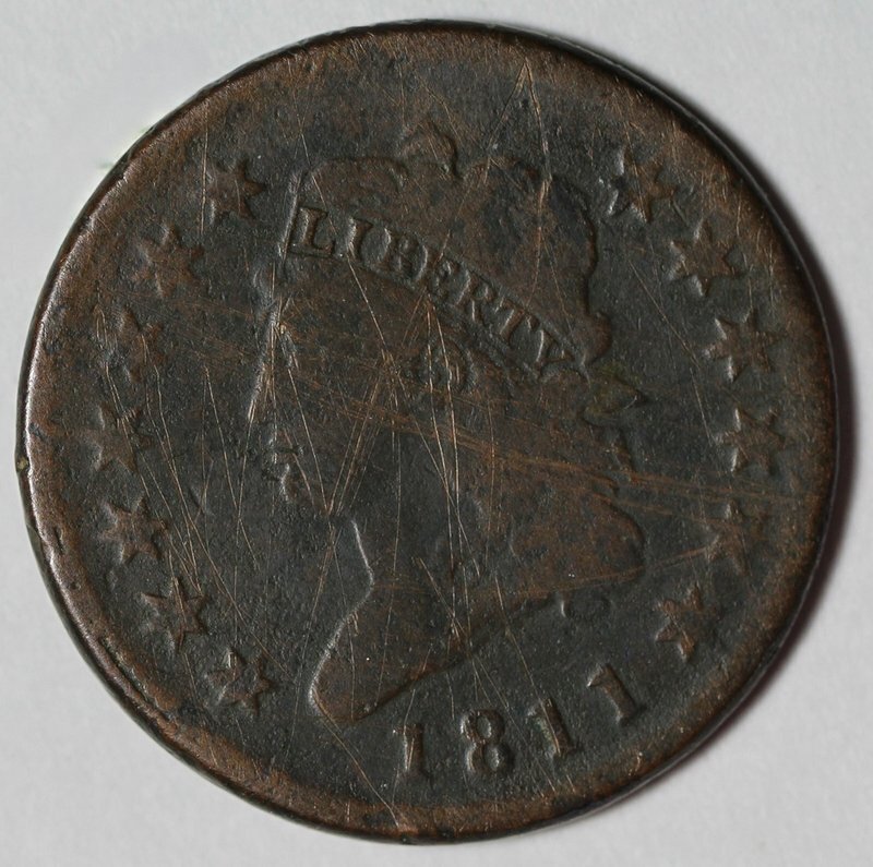1811 Classic Head Large Cent - Scratches - US 1c Copper Coin | eBay
