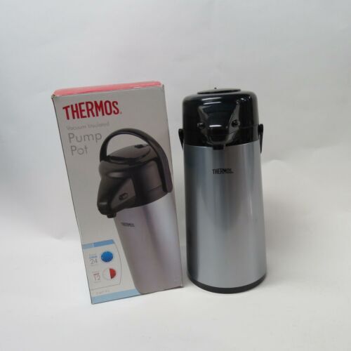 Thermos Vacuum Insulated Pump Pot Hot Cold 2 Qt 1.9L PP19920m New in ...