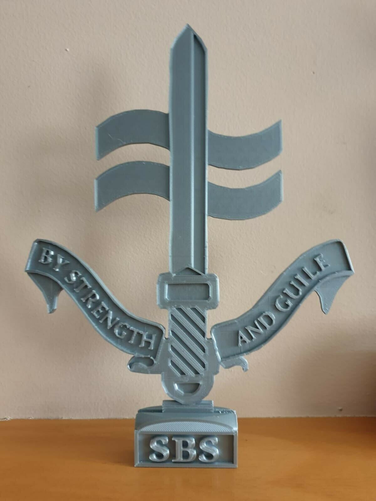 SBS Special Boat Service cap badge emblem silhouette ensignia memorial ...