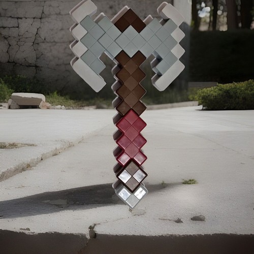 Minecraft Dungeons Deluxe Roleplay Double Sided Battle Axe w/ Sound ...