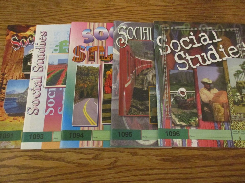 PACES Social Studies 1086-1091, 1093-96 + Score Key 1085-1087 | eBay
