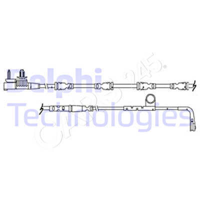 DELPHI Brake Pad Wear Warning Contact Set For LAND ROVER Discovery V ...