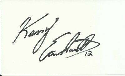 Kerry Earnhardt NASCAR Racing Original Autograph Signed Index Card | eBay