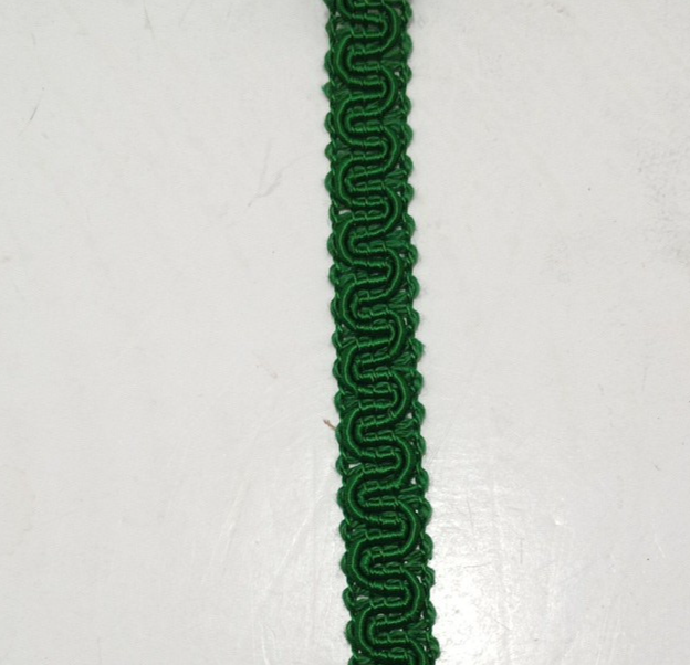 Vintage Conso French Braid Chinese Gimp 1/2" Trim Green Color 31 Yds ...