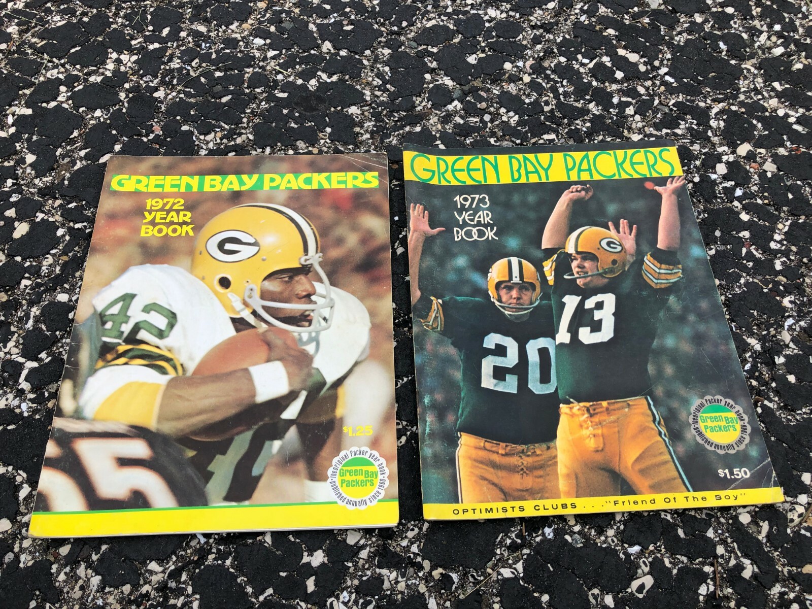 (FRE-#115) LOT OF 4 1971 to 1973 GREEN BAY PACKERS YEARBOOKS | eBay