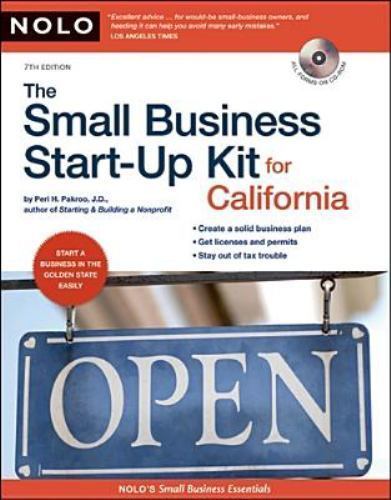 The Small Business Start-up Kit for California by Peri Pakroo Nolo Press 9781413307580| eBay