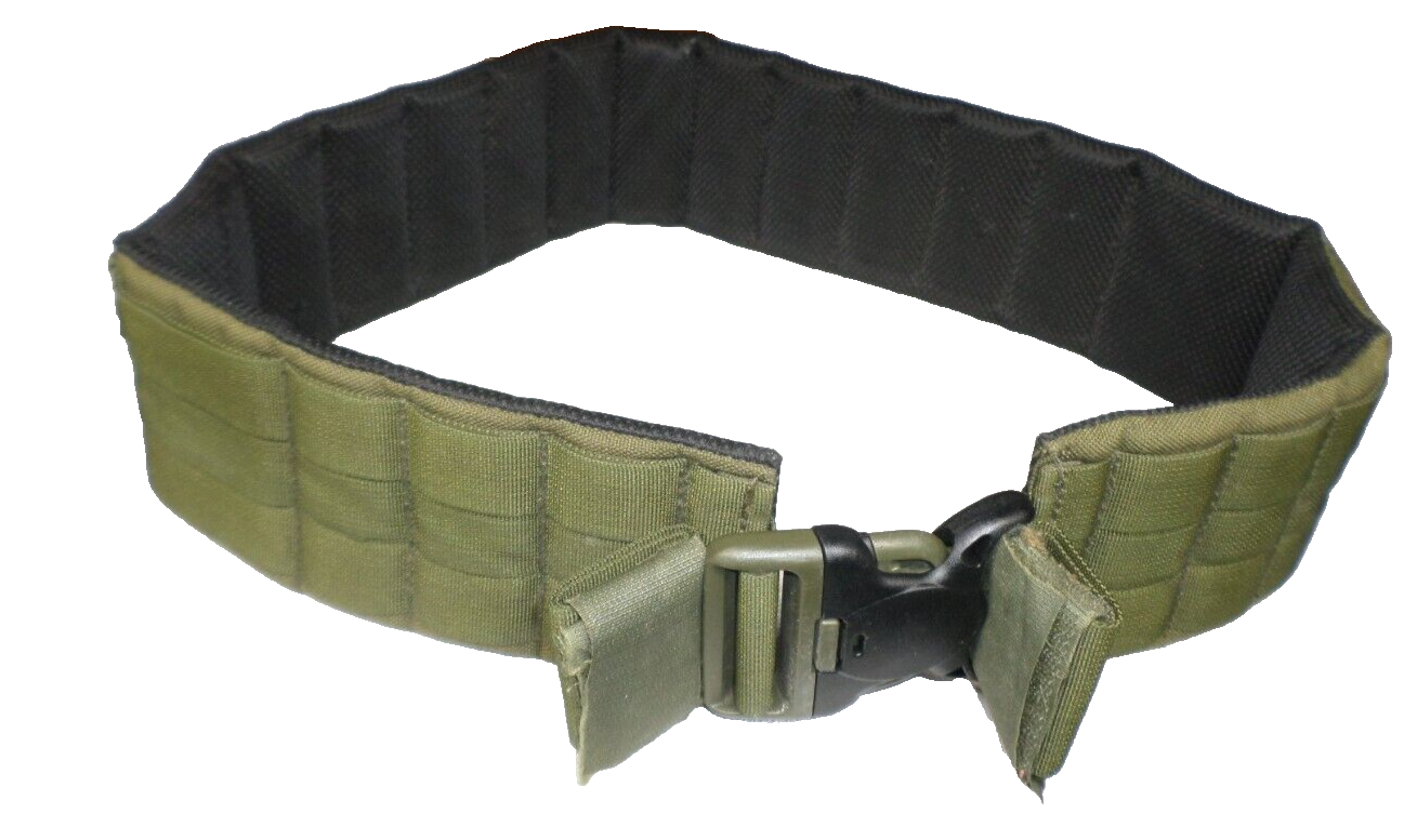 US MILITARY BLACKHAWK TACTICAL PADDED MOLLE FRIENDLY BELT SZ MEDIUM ...