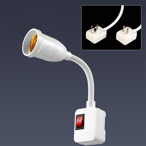 Direct Plug-in E27 Lamp Base Flexible Light Adapter Plug Test Light ...