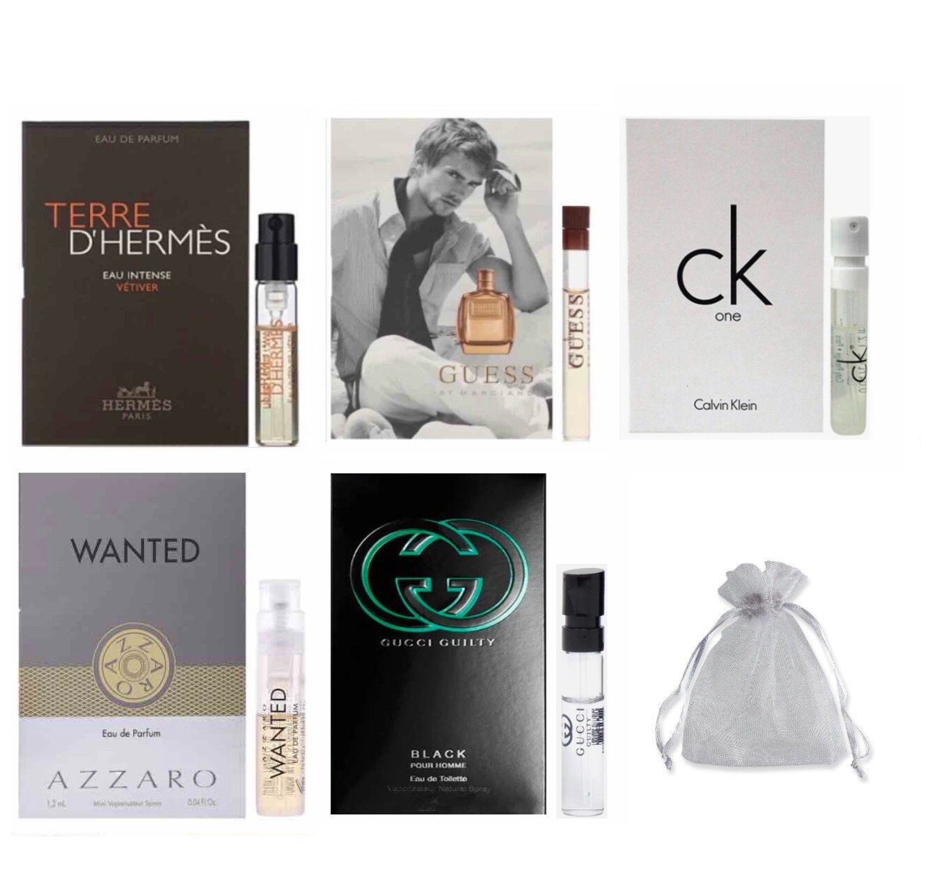 Men's perfume sampler set - Designer perfume sample Lot x 5 vials | eBay