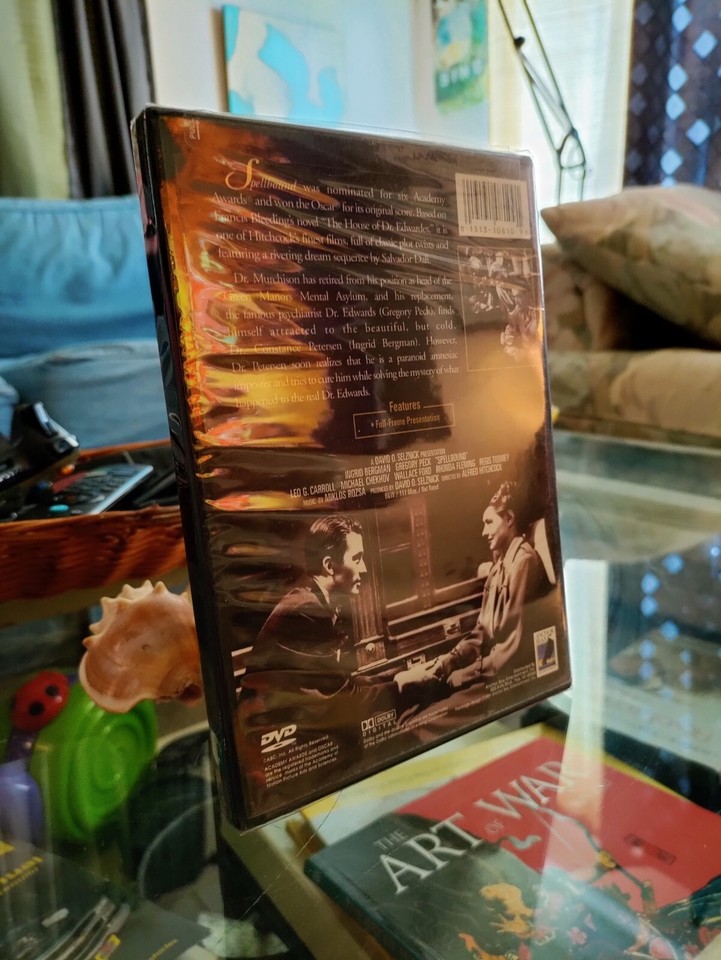 Alfred Hitchcock Spellbound DVD Ingrid Bergman Gregory Peck !BRAND NEW ...